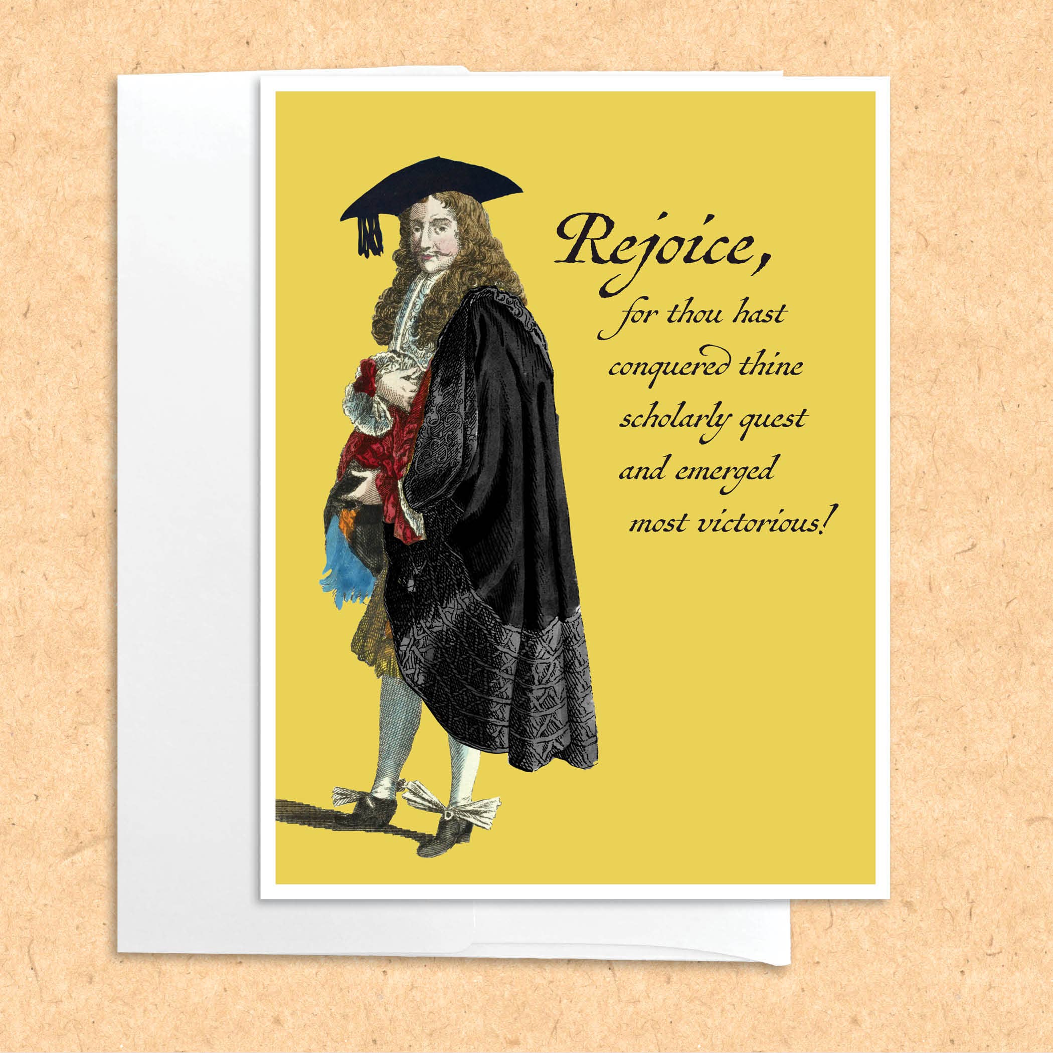 Rejoice / graduation card / Colossal Sanders | Magpie & Tiger